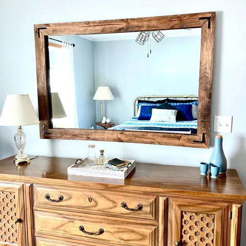 How to Build a Super Easy DIY Mirror Frame in 5 Steps